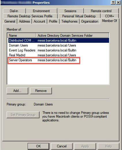 después de agregar el permiso del operador del servidor a CR7 de ...