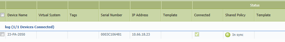 8. Once the firewall is 'In sync' with Panorama, synchronize the ...