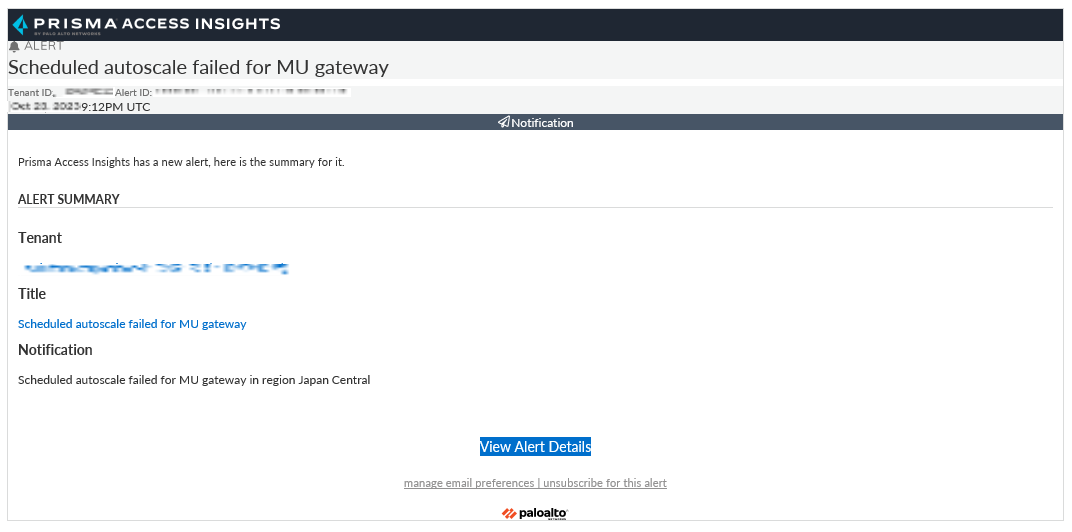 cheduled autoscale failed for MU gateway