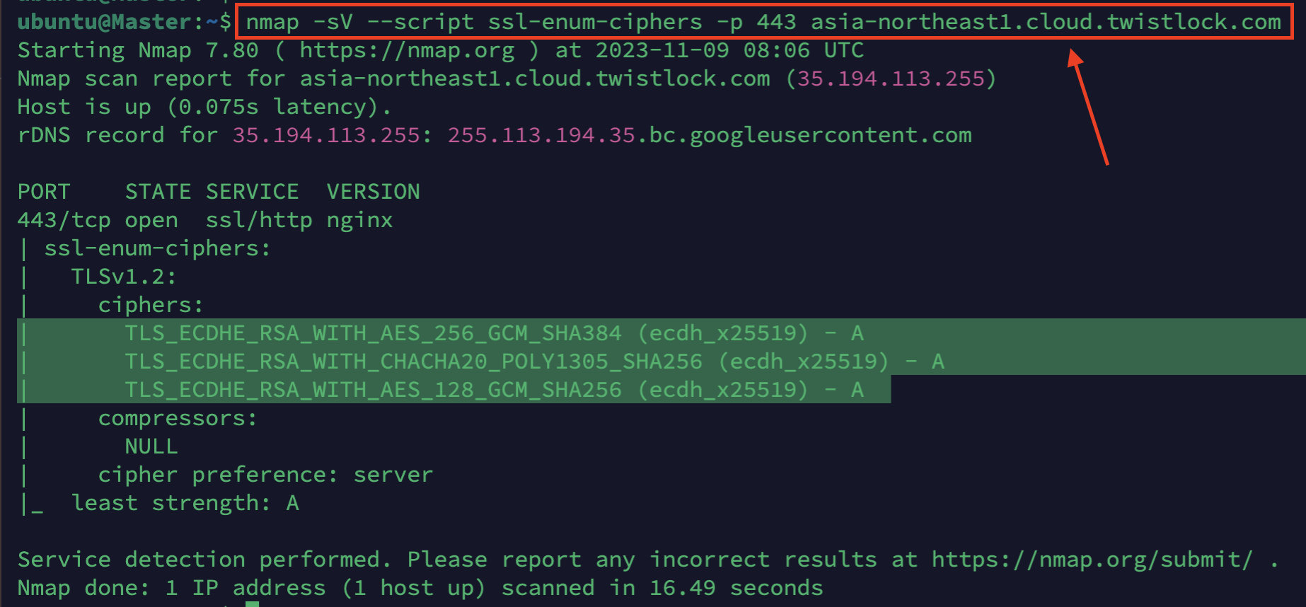 2. Enable the SSL Cipher Suite Order on the Windows Server: