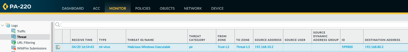 ml-virus detected with UTID 599800