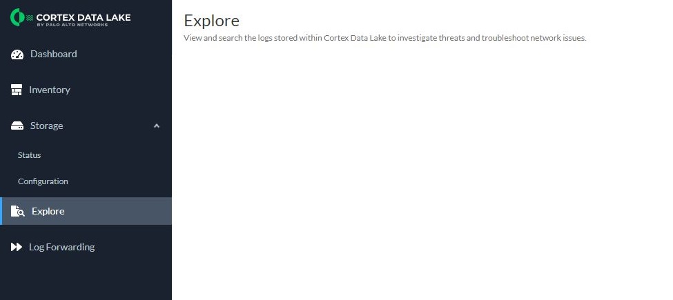 Explore does not display logs