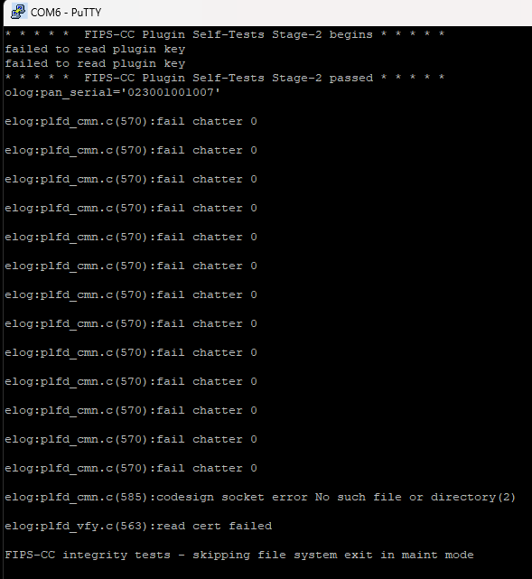 boot failure and restart in maintenance mode