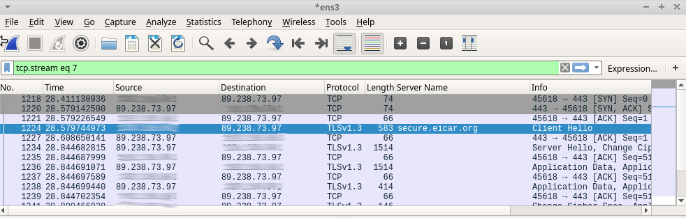 Verify that the capture worked properly.