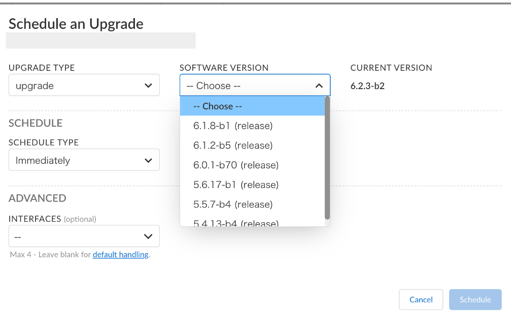 Example, in the image below, the version 6.3.2 is not displayed and you ...