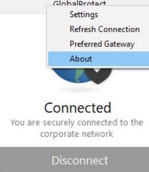 GlobalProtect Einstellungen