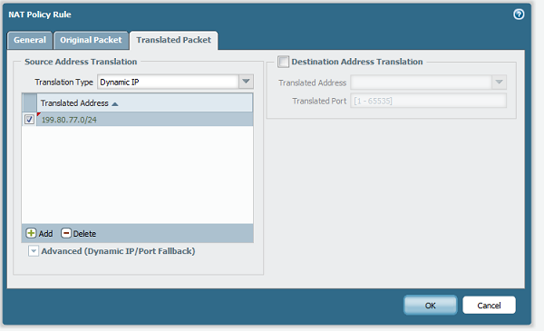 To view the current NAT pool mappings for a given NAT policy, run the ...