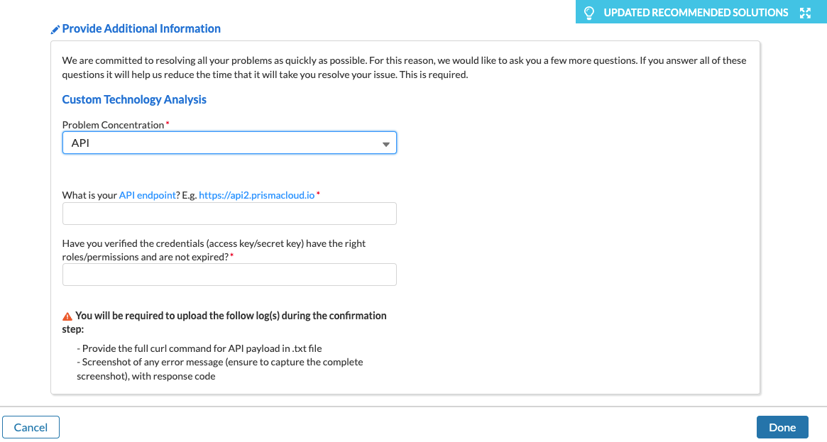 additional questions