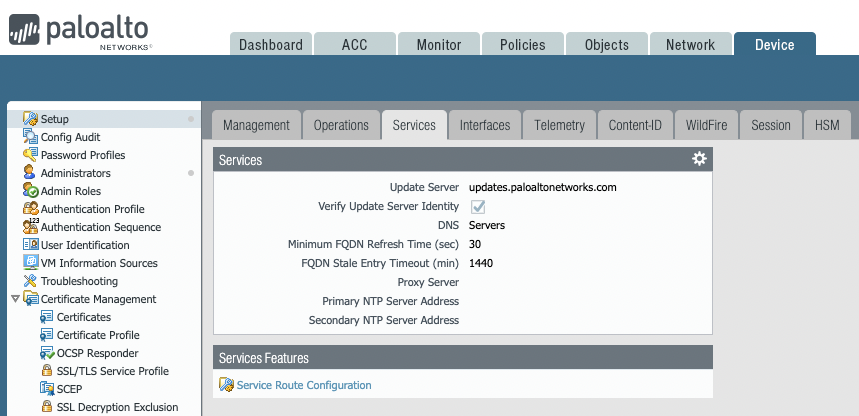 Firewall is using default GCP DNS