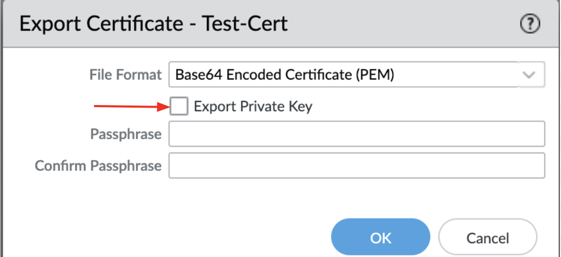Renewed certificate can now be exported